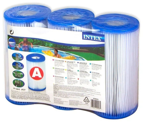 Картридж "А" (блок из 3 шт) для фильтр-насосов 28604, 28638, 28636 и ...