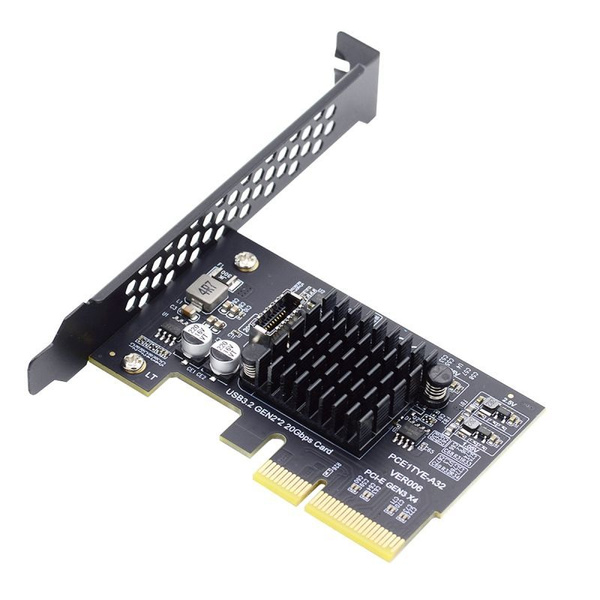 Адаптер для установки PCI-E 4X Express на разъем USB 3.2 Gen2 Type-E 20 ...