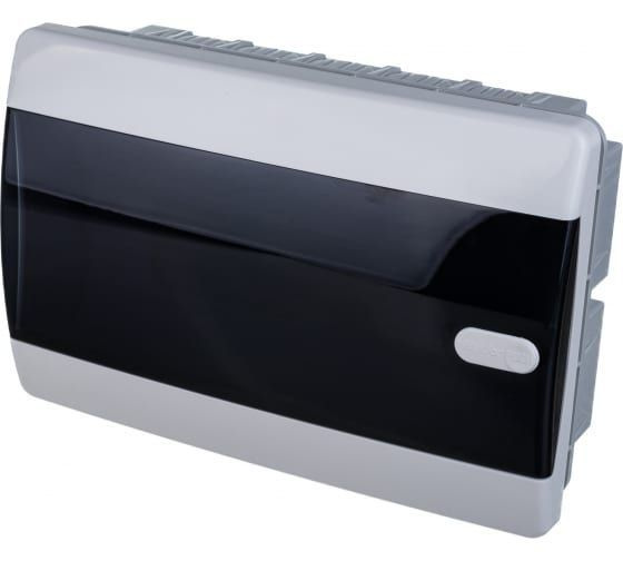 Щит встраиваемый 12 модулей прозрачная черная дверца Tekfor CVK 40-12-1 - купить по выгодной ...