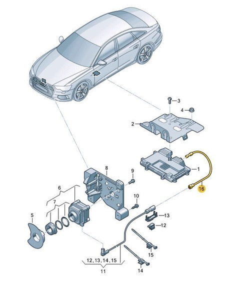 Провода для автомобильной камеры 4K0971192 купить по выгодной цене в ...