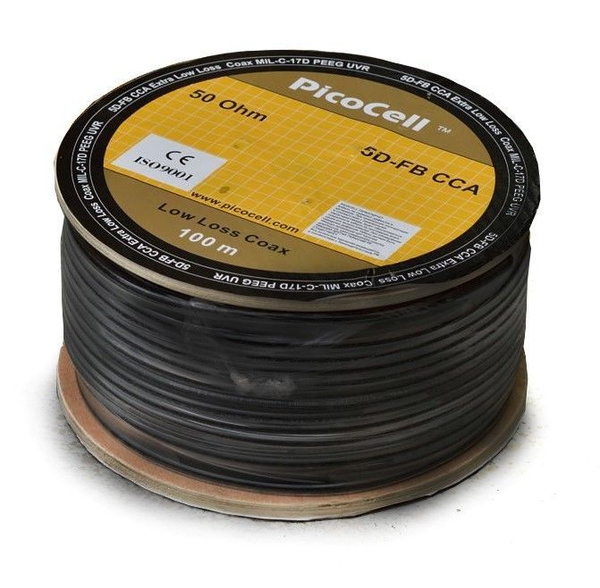 Кабель PicoCell Кабель 5D/FB CCA черный - купить по низкой цене в интернет-магазине OZON ...