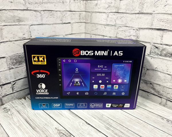 Автомагнитола/Магнитола/Чейнджер 2Din BOS-MINI A5 10" 2/32 (Android 12 ...