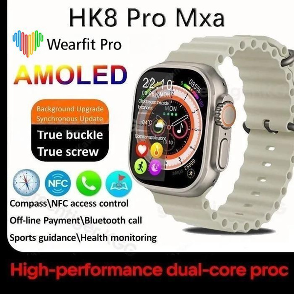 Купить смарт-часы Wearfit Pro HK8 Pro Max Ultra-SB-genmaisima, экран 2. ...