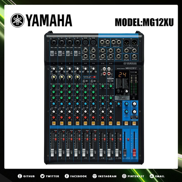 YAMAHA MG12XU Аналоговый микшерный пульт - купить с доставкой по ...