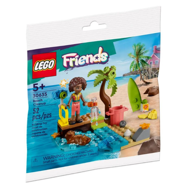 Конструктор LEGO Friends 30635 Уборка пляжа - купить с доставкой по ...