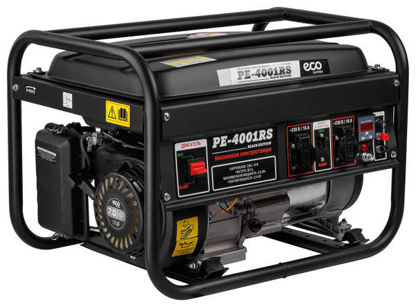 Генератор бензиновый ECO PE-4001RS Black Edition (EC1565-1) - купить по низкой цене в интернет ...