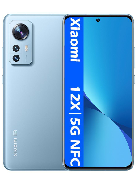 Смартфон Xiaomi Mi 12X 5G 128 ГБ 8 ГБ Голубой 6.28 OLED/AMOLED Mi 12X ...
