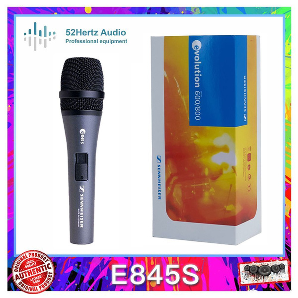 Микрофон для живого вокала Sennheiser E845S - купить по выгодной цене в интернет-магазине OZON ...