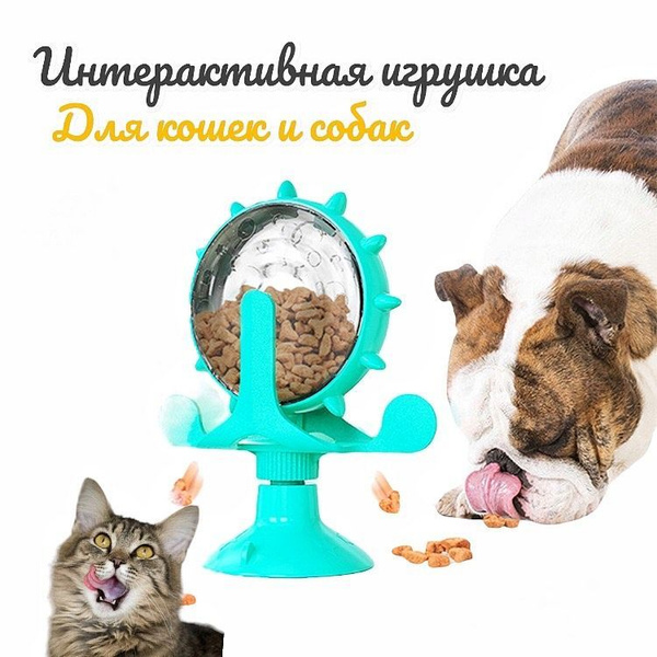 Интерактивная игрушка кормушка для кошек и собак - купить с доставкой ...