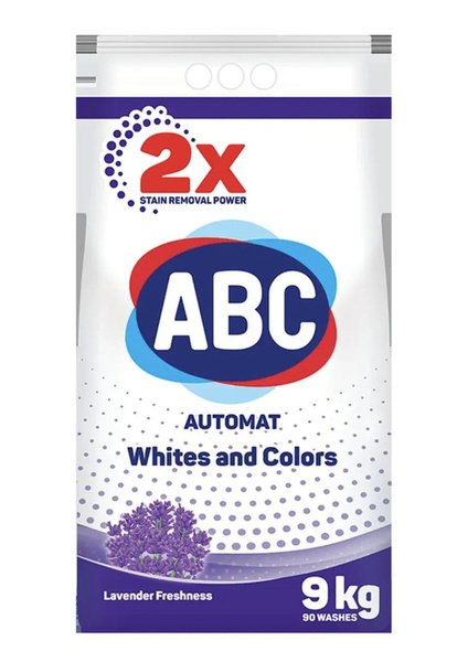 Характеристики ABC Стиральный порошок 9000 г 90 стирок Для деликатных тканей, Для мембранных ...