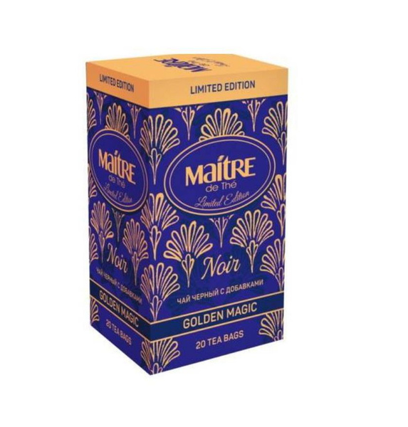 Maitre de The Чай черный Golden Magic , 20 пак - купить с доставкой по ...