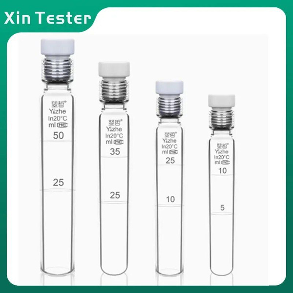 Xin Tester 5/10/25/50/100 мл стеклянные колориметрические реакционные ...