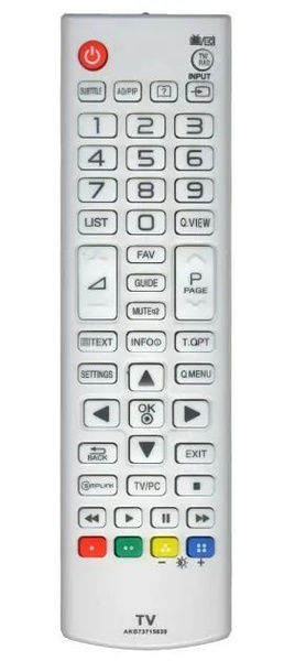 Пульт ДУ HUAYU Пульт для телевизора LG AKB73715639 / ORIGINAL - купить ...