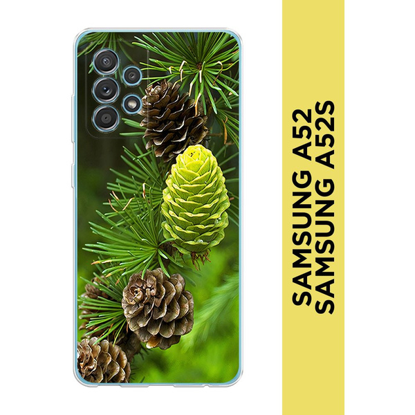 Силиконовый чехол на Samsung Galaxy A52/A52s / Самсунг А52/A52s "Лес 13 ...