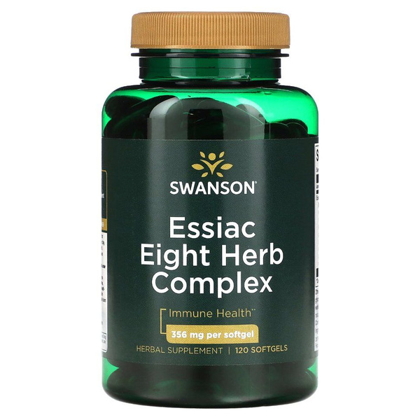 Swanson, Essiac Eight Herb Complex, 356 мг, 120 мягких таблеток ...