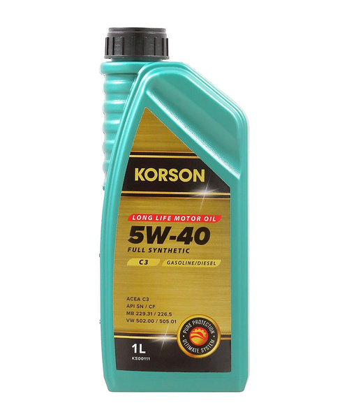 Масло моторное KORSON 5W-40 Синтетическое - купить в интернет-магазине ...