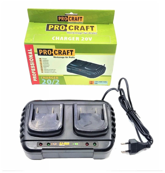 Зарядное устройство Procraft Charger 20/2 - купить с доставкой по выгодным ценам в интернет ...