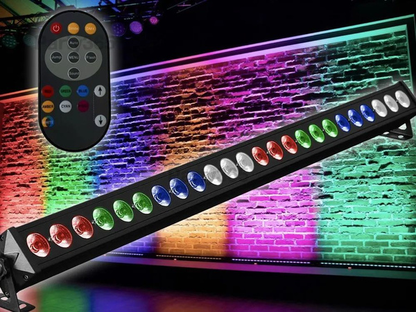 LED Панель BAR LED 24х4 (4в1) RGBW + DMX512 Пульт - купить с доставкой ...