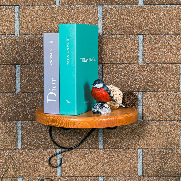 Полка для цветов на стену деревянная для 1 цветка 13-211 HiTSAD купить на OZON по низкой цене ...