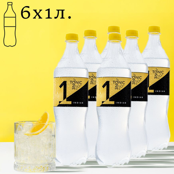 Газированный напиток ONE Tonic indian, Тоник индиан 1л, 6шт - купить с ...