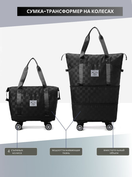 esenbo Сумка на колесах - купить с доставкой по выгодным ценам в ...