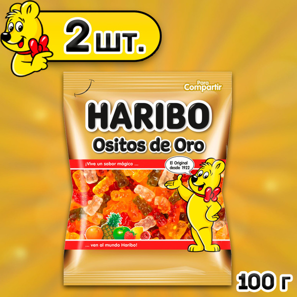 Мармелад жевательные Мишки HARIBO Goldbears, 2 шт по 100 г купить на ...