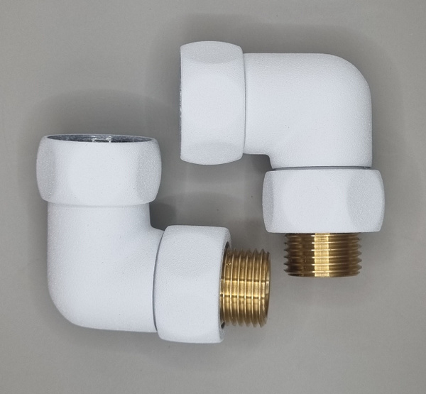 Уголок со сгоном 3/4"х1/2" г/ш БЕЛЫЙ МУАР, 761SCH0504БМ - купить по ...