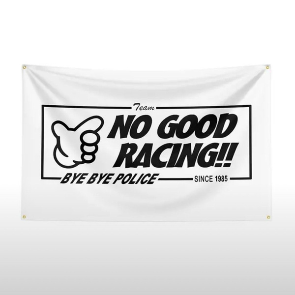Вопросы и ответы о Флаг плакат баннер JDM InitialD No Good Racing Bye ...