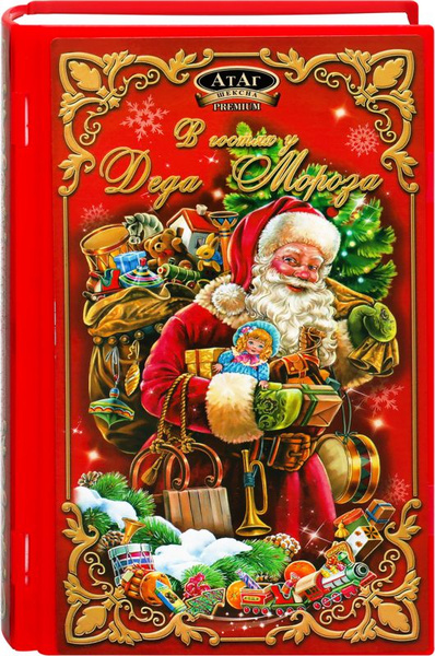Набор новогодний АТАГ Книга в гостях у Деда Мороза, 180г - купить с ...