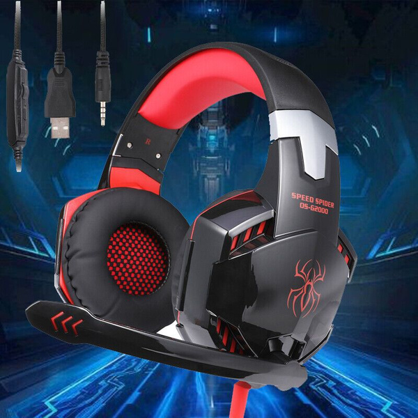 Игровые наушники G2000, красный - купить по доступной цене в интернет-магазине OZON (1321633655)