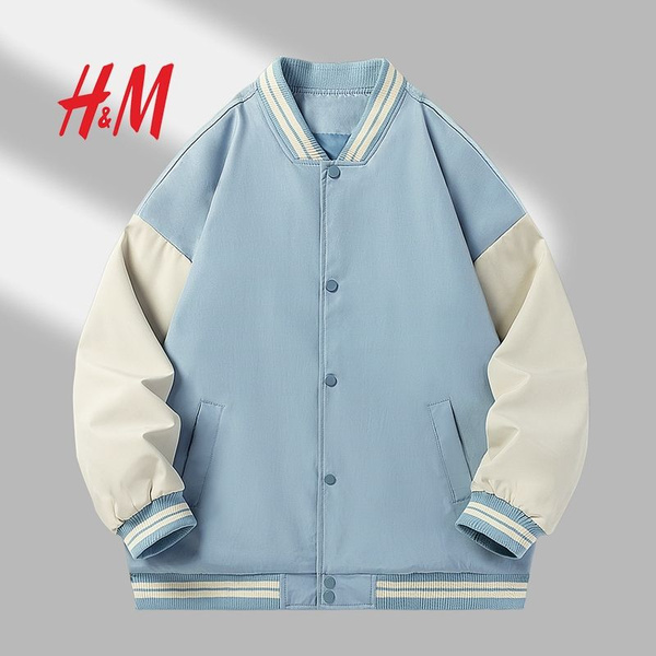 Пальто H&M, Зима, размер 54, цвет светло-синий, Полиэстер - купить по ...