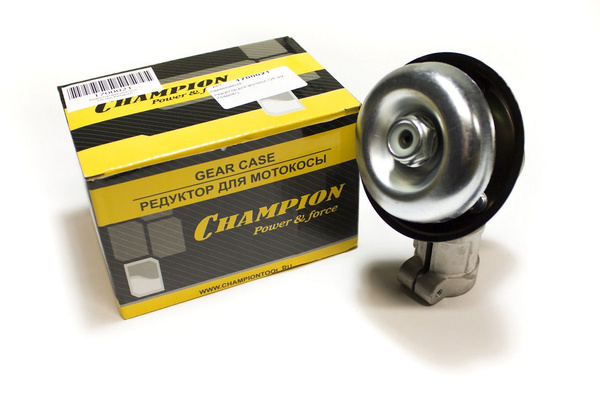 Редуктор к триммеру (Штанга D26mm, посадка: квадрат) + шайба, фланец, гайка, IGP, арт.1700021 ...