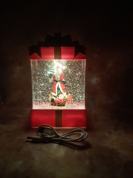 Новогодний шар со снегом Подарок - купить по выгодной цене в интернет ...