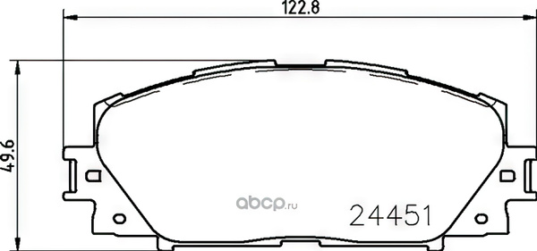 Колодки тормозные Nisshinbo NP1053 - купить по низким ценам в интернет ...