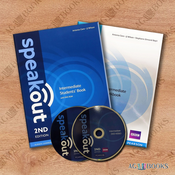 Speakout Intermediate комплект (2-е издание) Учебник + Рабочая тетрадь + 2 DVD - купить с ...
