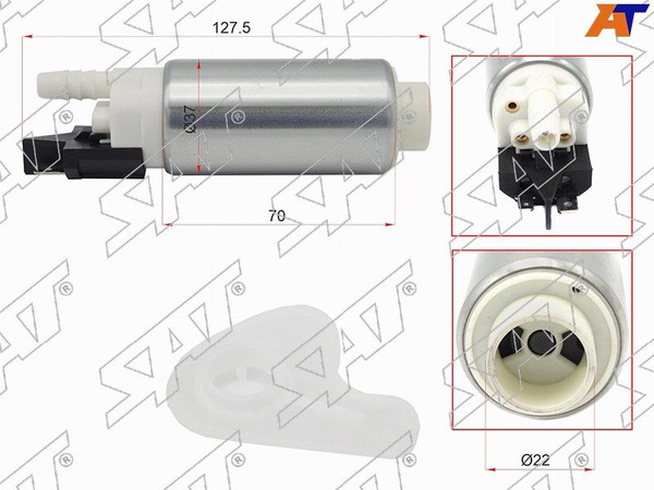 Топливный насос CITROEN C4 C5 BERLINGO PEUGEOT307 206 607 PARTNER ...