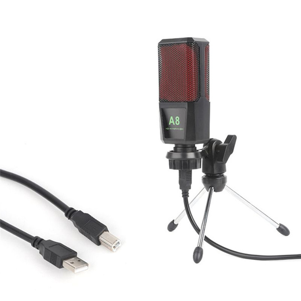 Микрофоны USB Podcast Studio A8 с ПК-стентом для компьютера PC B купить на OZON по низкой цене ...