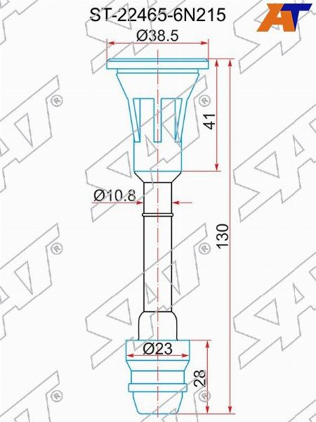 Наконечник катушки NISSAN QR20DE (22448-8H315) SAT ST-22465-6N215 - SAT ...
