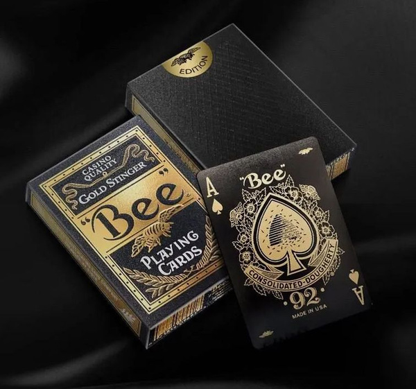 Карты игральные BEE Gold Stinger - купить с доставкой по выгодным ценам в интернет-магазине OZON ...