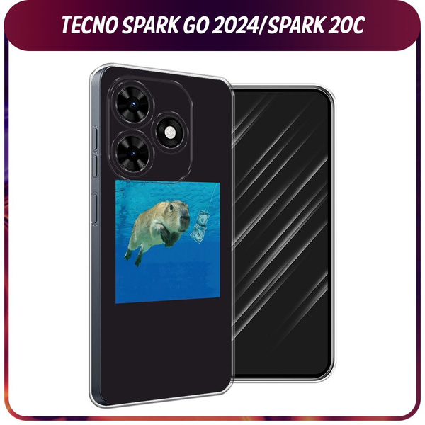 Силиконовый чехол на Tecno Spark Go 2024 Spark 20c Текно Спарк Го