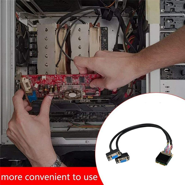 ST416 SM750 MiniPCIe to Duals Port VGA 16MB+64MB DDR 1920X1440 ...