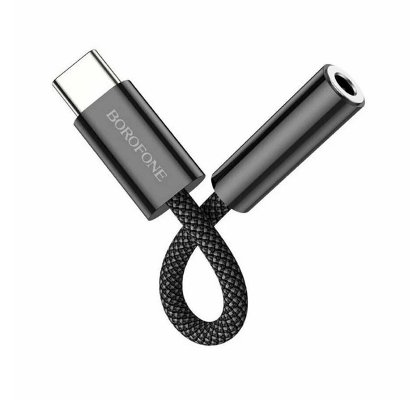 Переходник адаптер BOROFONE BV15 Type-C на Jack 3.5 гнездо AUX работает с Samsung - купить с ...
