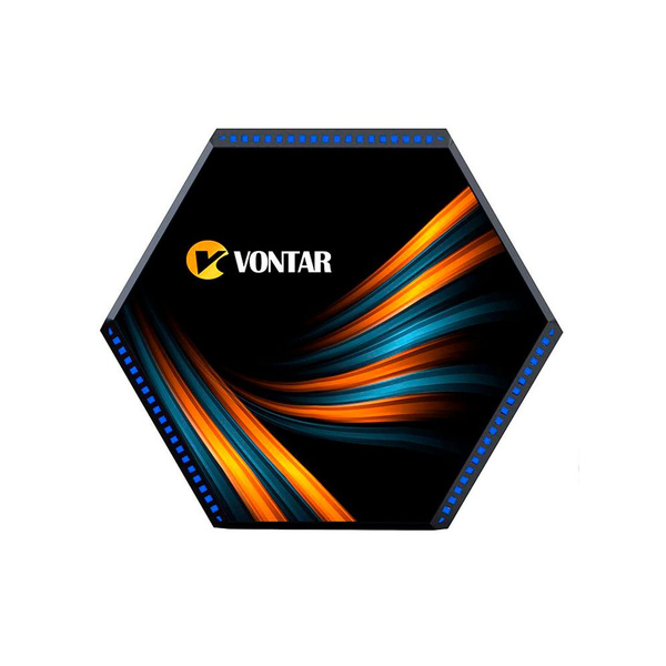 Медиаплеер Vontar KK MAX, USB, DC 3.5 мм, RJ-45 Ethernet, HDMI, черный ...