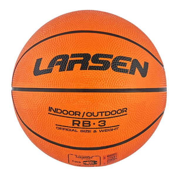 Мяч баскетбольный Larsen RB, 3 размер, оранжевый купить по выгодной ...