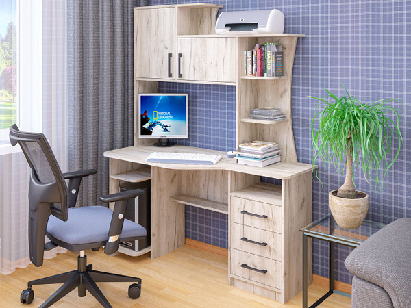 Компьютерный стол Вита Стол компьютерный СК-19, 140х60х180 см - купить ...
