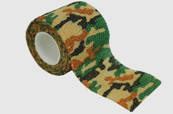 Камуфляжная лента Камуфляжная лента 50 мм х 4,5 м светлый лес, цвет ...