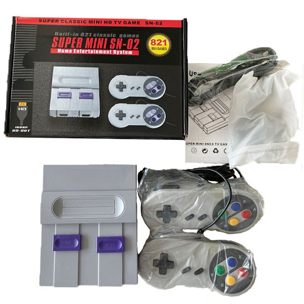 Super Nintendo Entertainment System (SNES) Retro Gaming Console ...