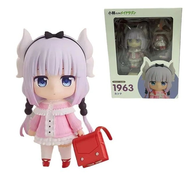 Фигурка - Аниме Nendoroid Miss Kobayashi's Dragon Maid Kanna 1963# 10 см Коллекция моделей ...