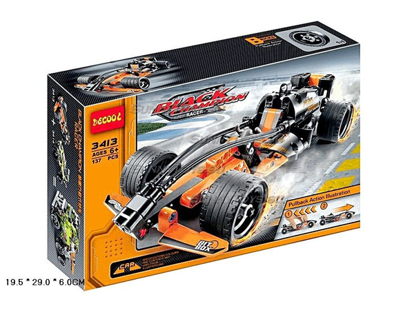 Конструктор Decool гоночная машина - купить с доставкой по выгодным ценам в интернет-магазине ...