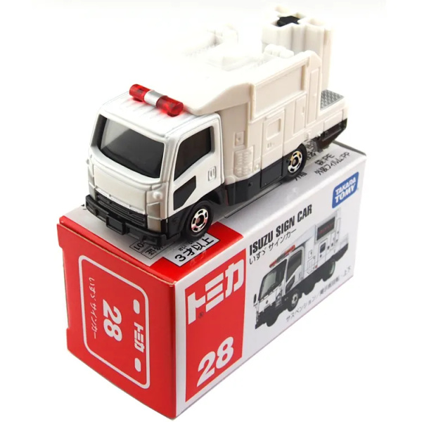 Машинка TAKARA TOMY TOMICA NO.28 ISUZU SIGN CAR - купить с доставкой по ...